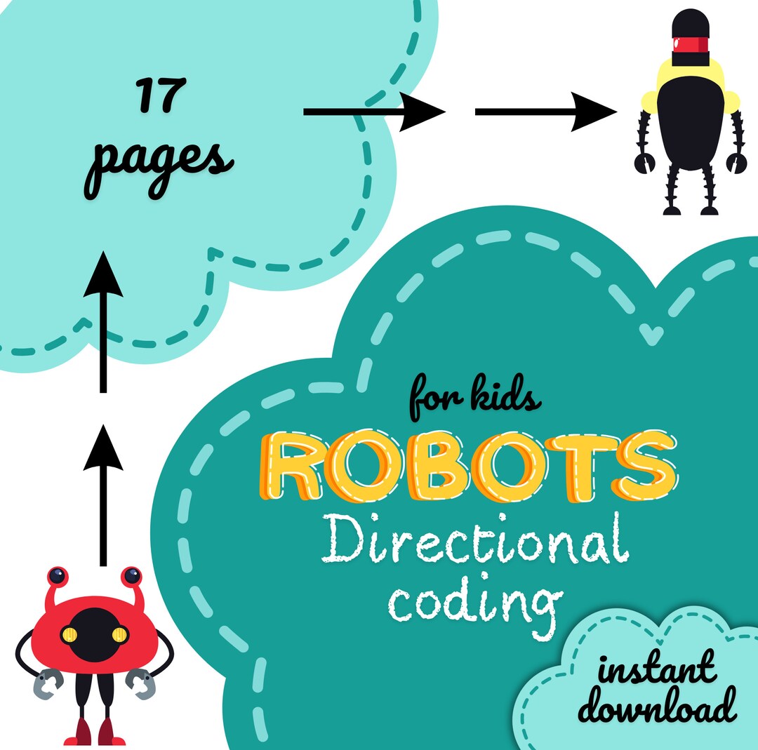 Directional Coding, Introducing Coding, Coding for Kids, Copying Arrows ...