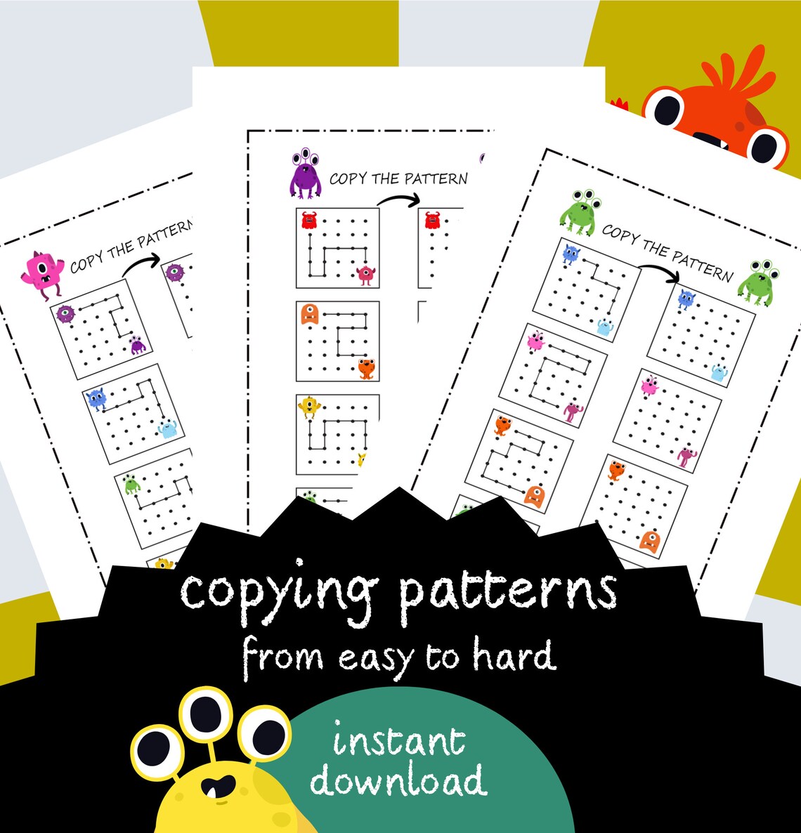 Introducing Coding, Coding for Kids, Copying the Dots and Arrows, Coding Worksheets, Kids ...