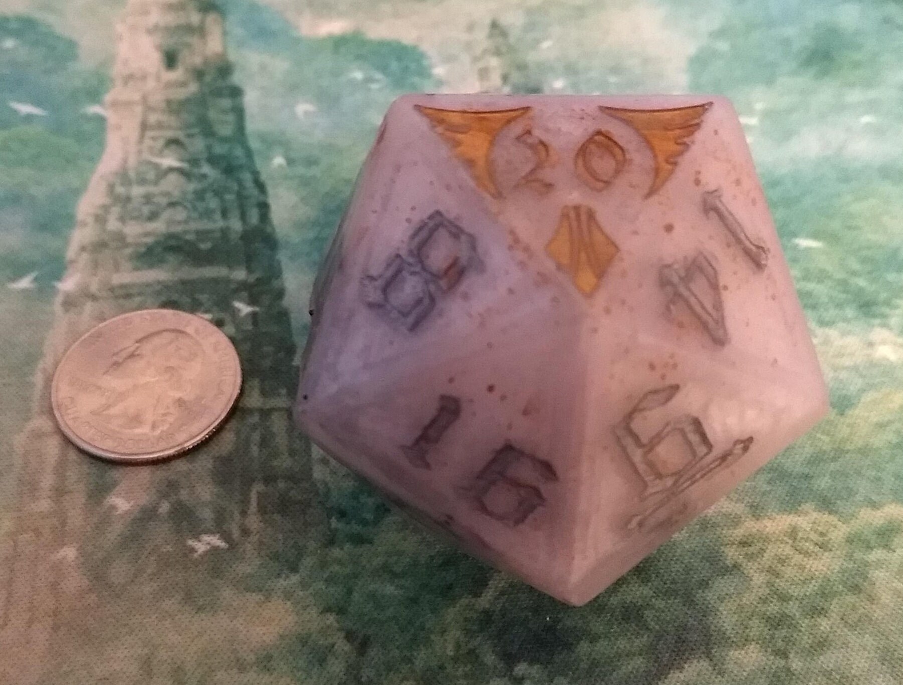 Light up D20 Dungeons and Dragons Custom 20 Sided Gaming - Etsy UK