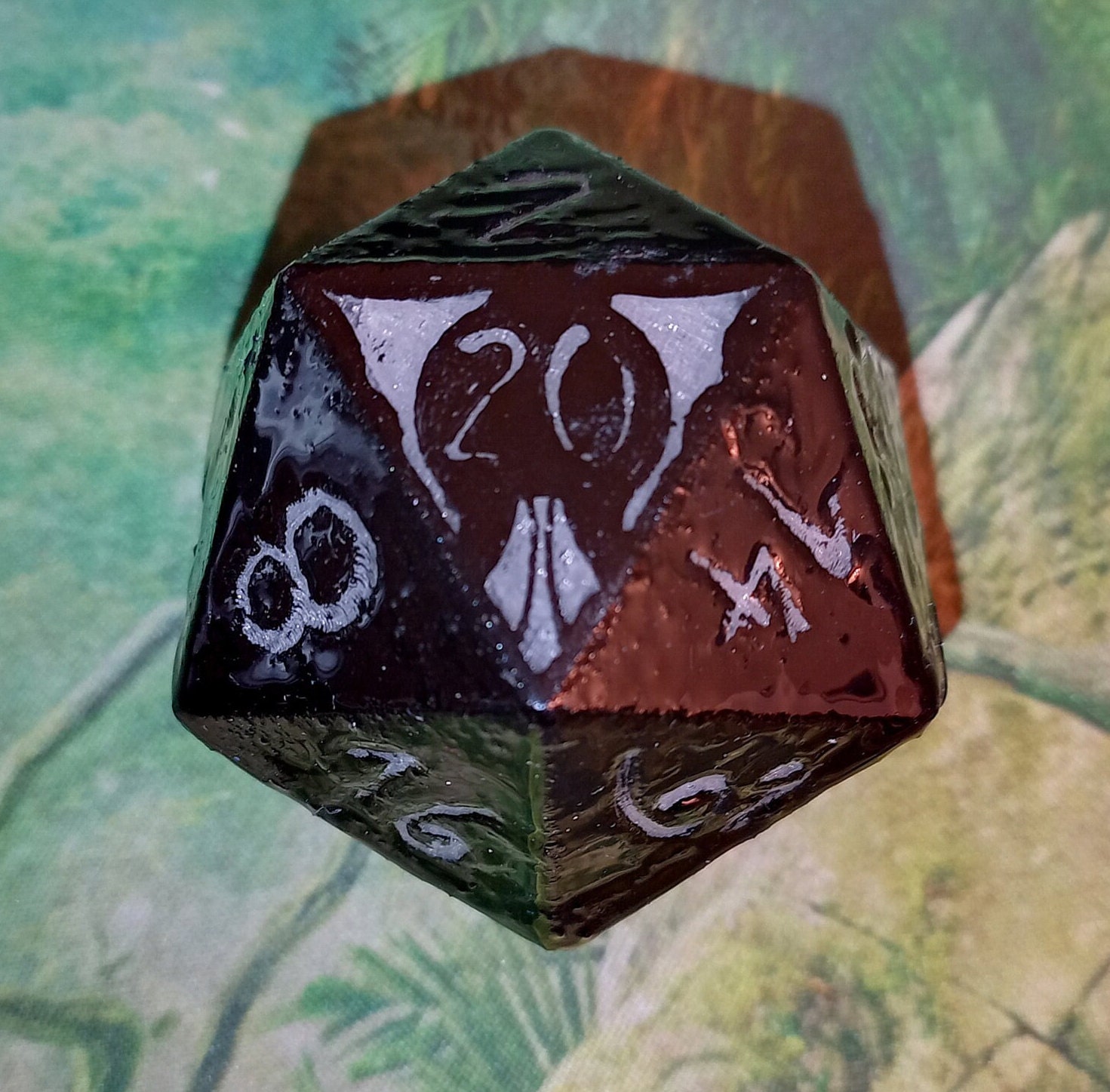 Spooky Light up D20 Dungeons and Dragons Custom 20 Sided - Etsy