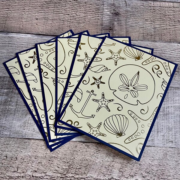 Nautical Note Cards - Etsy