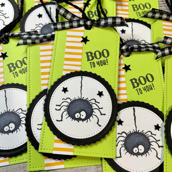 Spider Gift Tag - Etsy