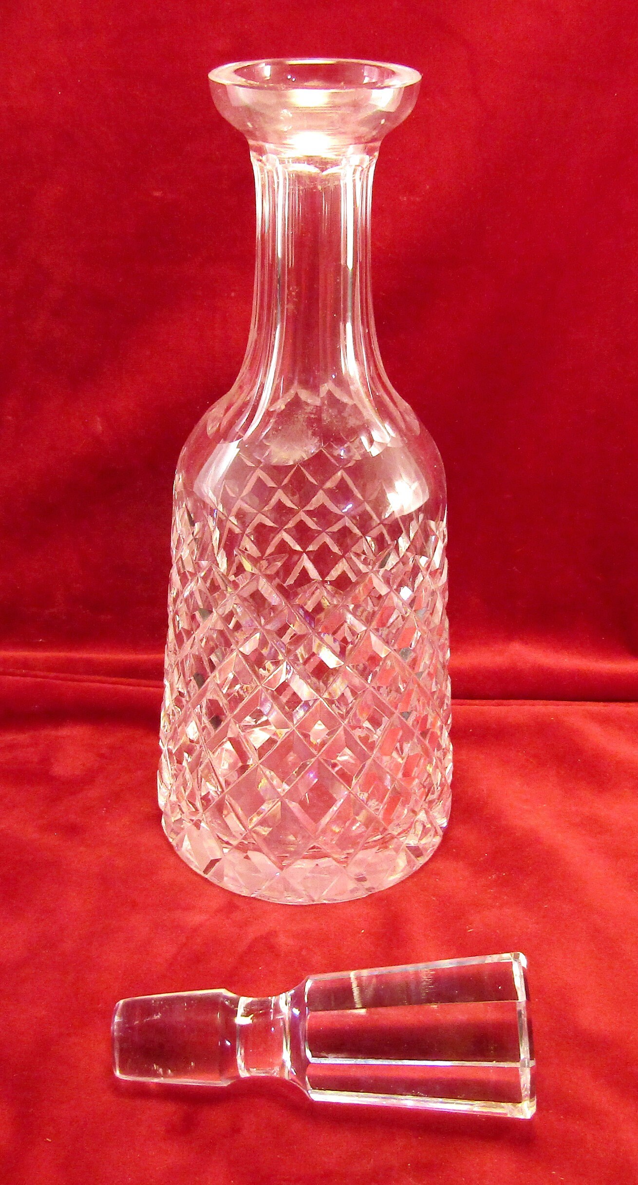 Vintage Cut Crystal Ships Large Decanter With Stopper 13 - Etsy