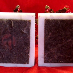 VTG Pair Bronzed Metal Candle Holders Cranberry Crystal/glass Prisms ...
