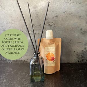 Reed Diffuser in a Recycled Glass Bottle - Etsy