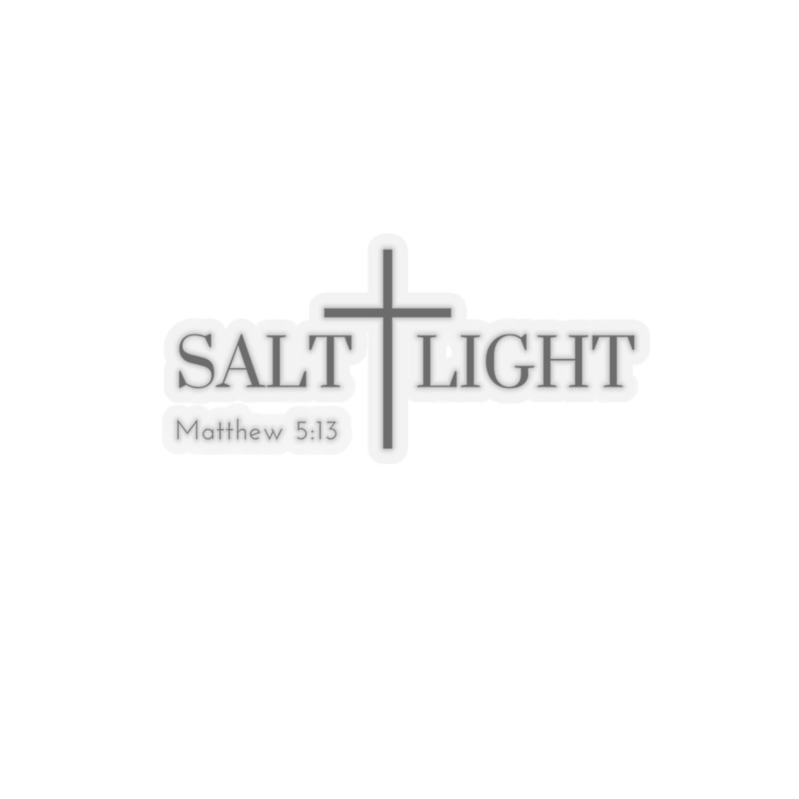 Salt & Light, Matthew 5:16, Fun Bible Verse Sticker, Show Your Faith ...