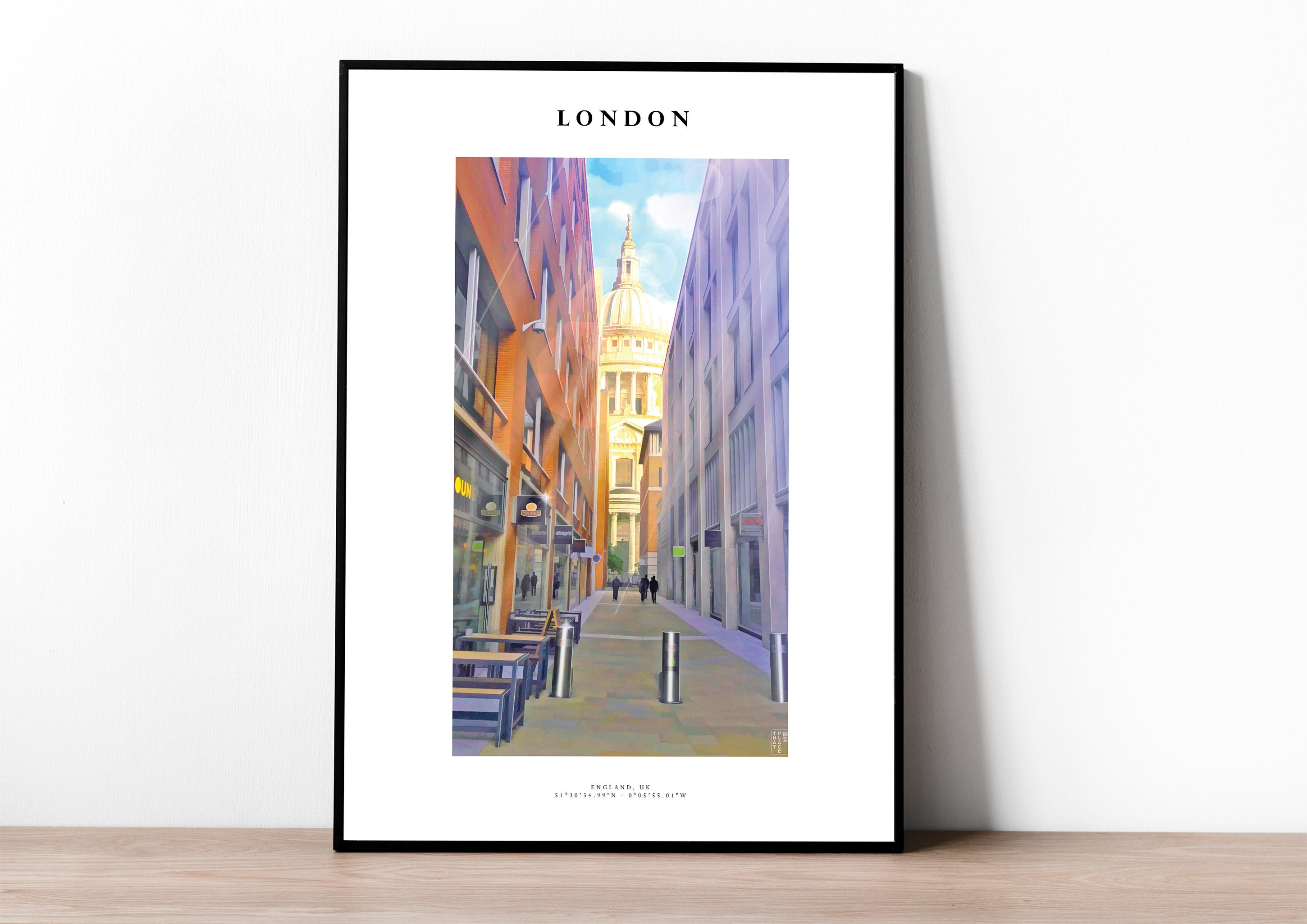 London Photography Print / Anime Style Print / Anime Aesthetic ...
