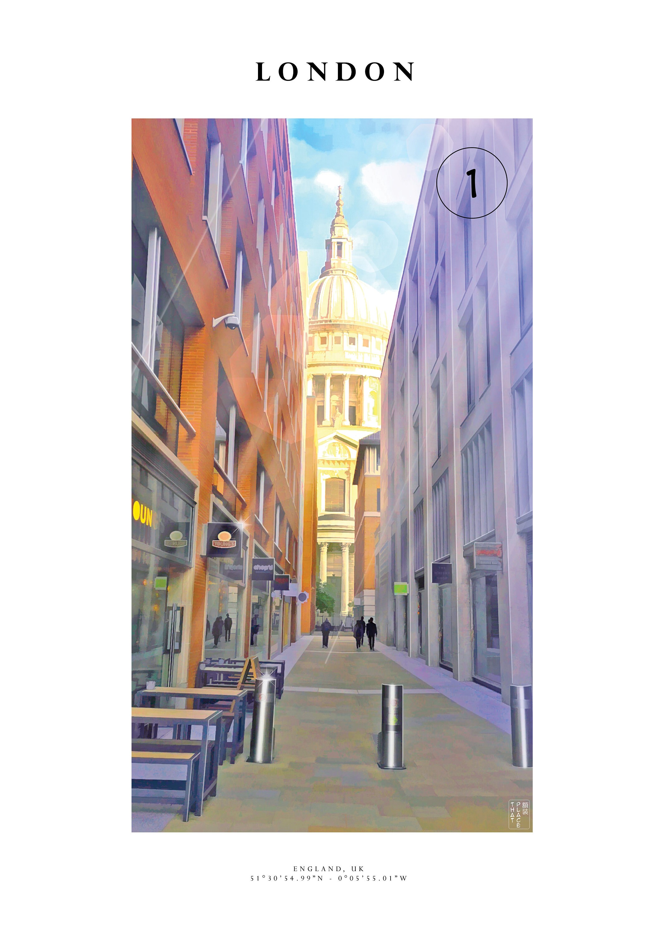 London Photography Print / Anime Style Print / Anime Aesthetic ...