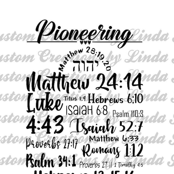 Jw Pioneer - Etsy