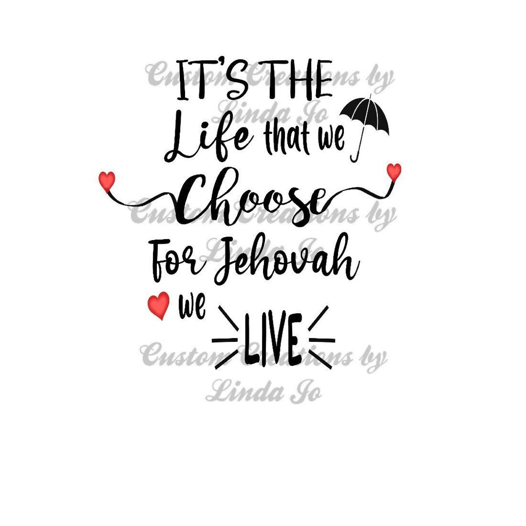 Life That We Choose SVG Cricut Cut File - Etsy