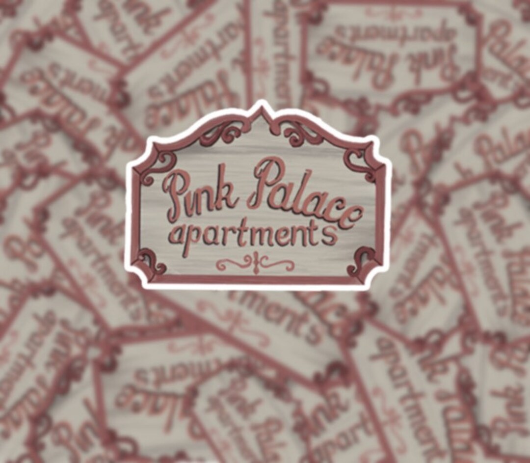 Coraline Pink Palace Inspired Sticker - Etsy