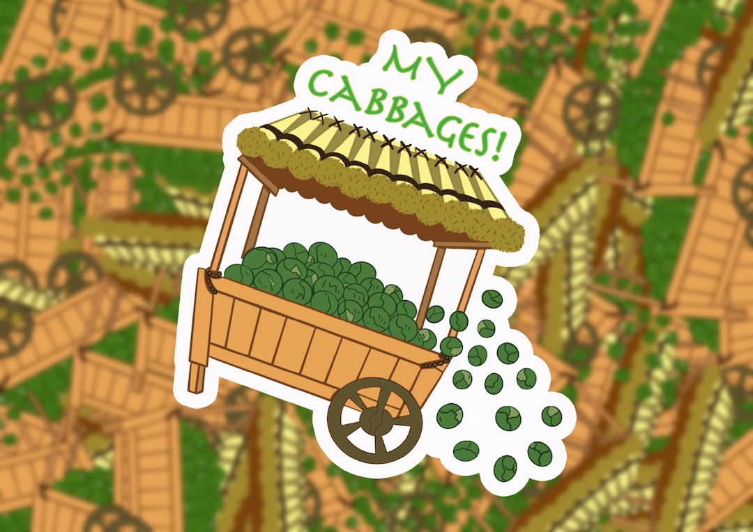 My Cabbages !!! Sticker - Etsy