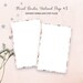 FC COMPACT Floral Border Unlined Pages Set of 8 - Etsy