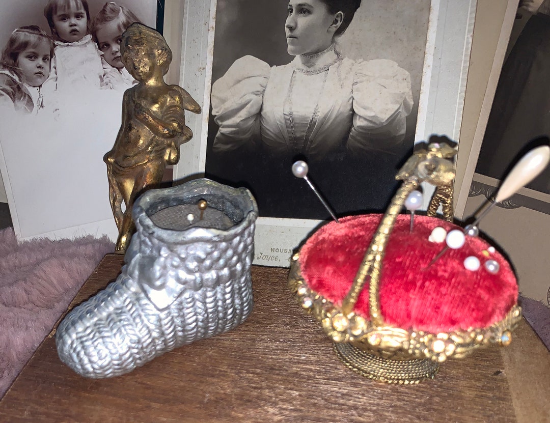 Choice of One Vintage/antique Metal Pin Cushion - Etsy