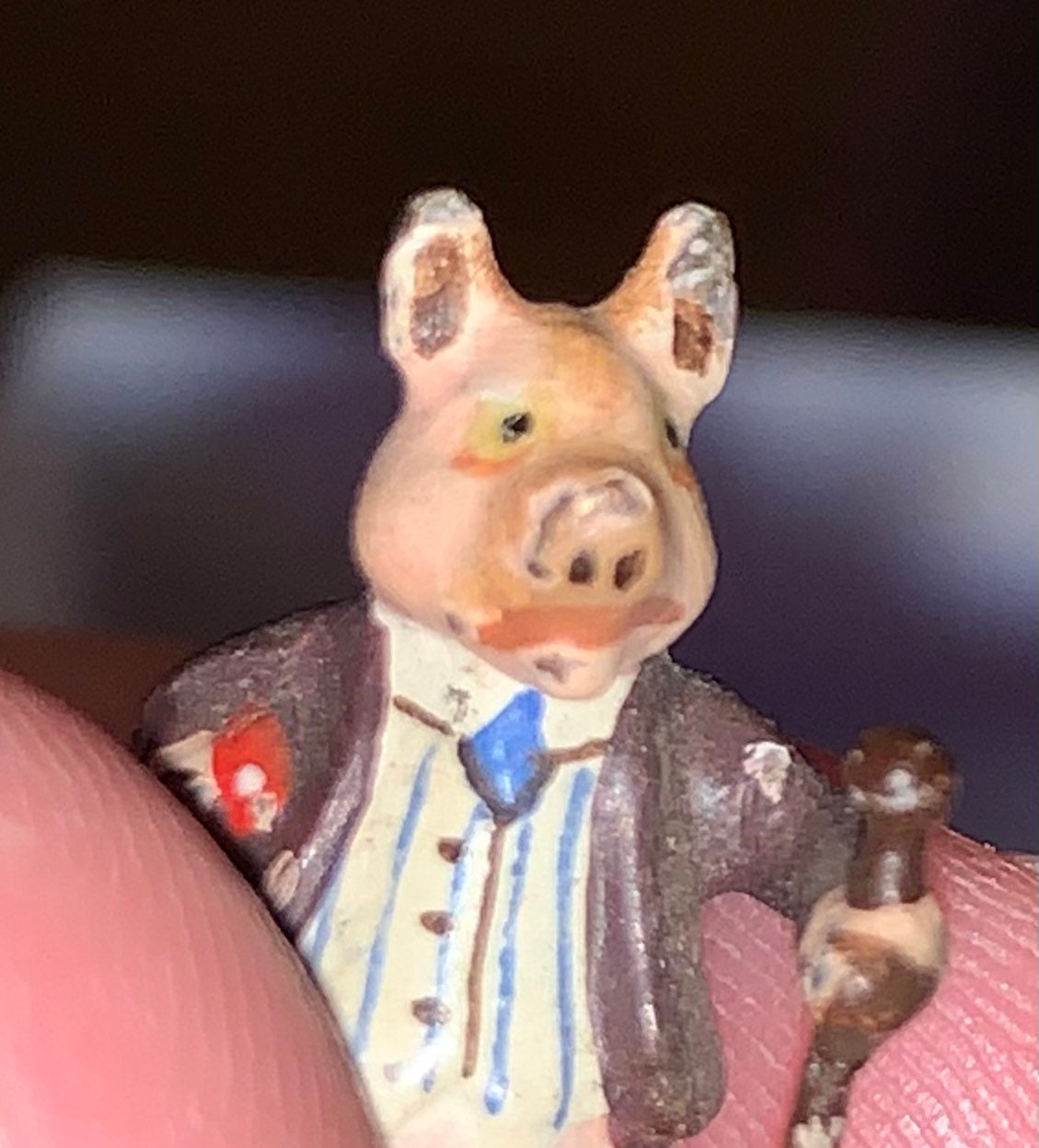 Franz Bergman Miniature Beatrix Potter’s Pig Robinson Cold Painted ...