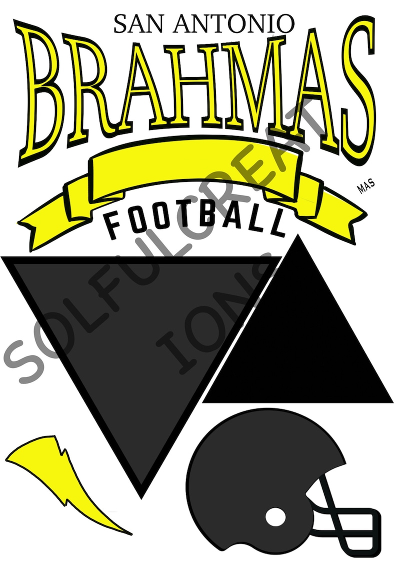 San Antonio Brahmas PNG / SVG - Etsy