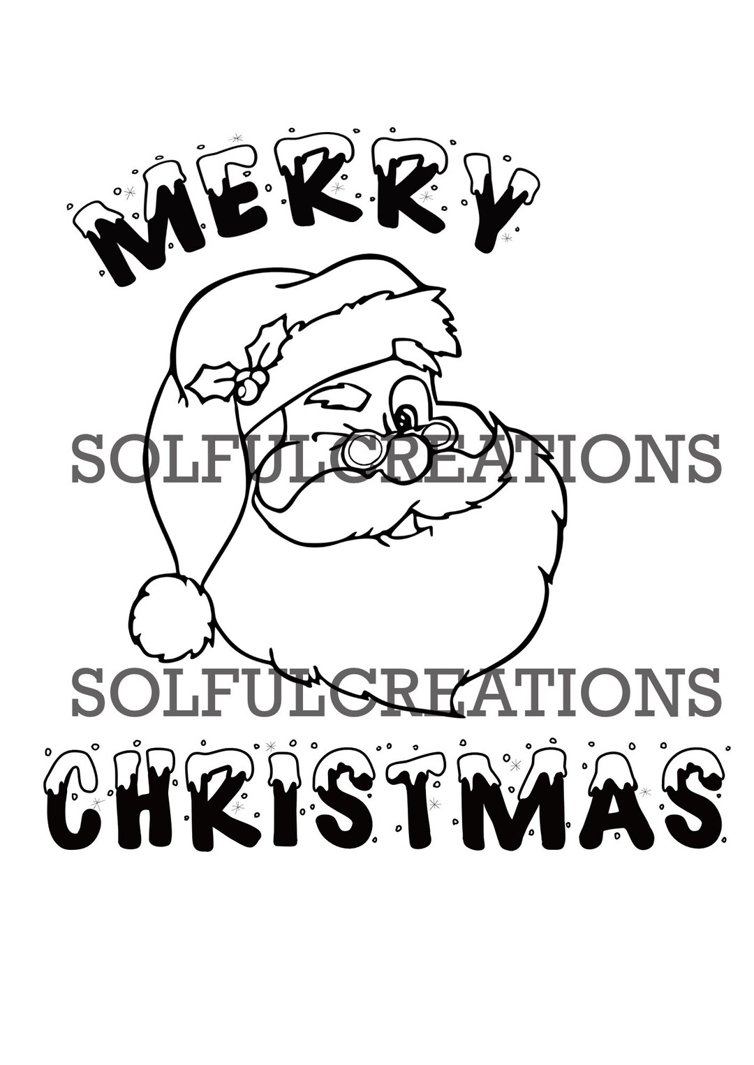 Santa SVG - Etsy