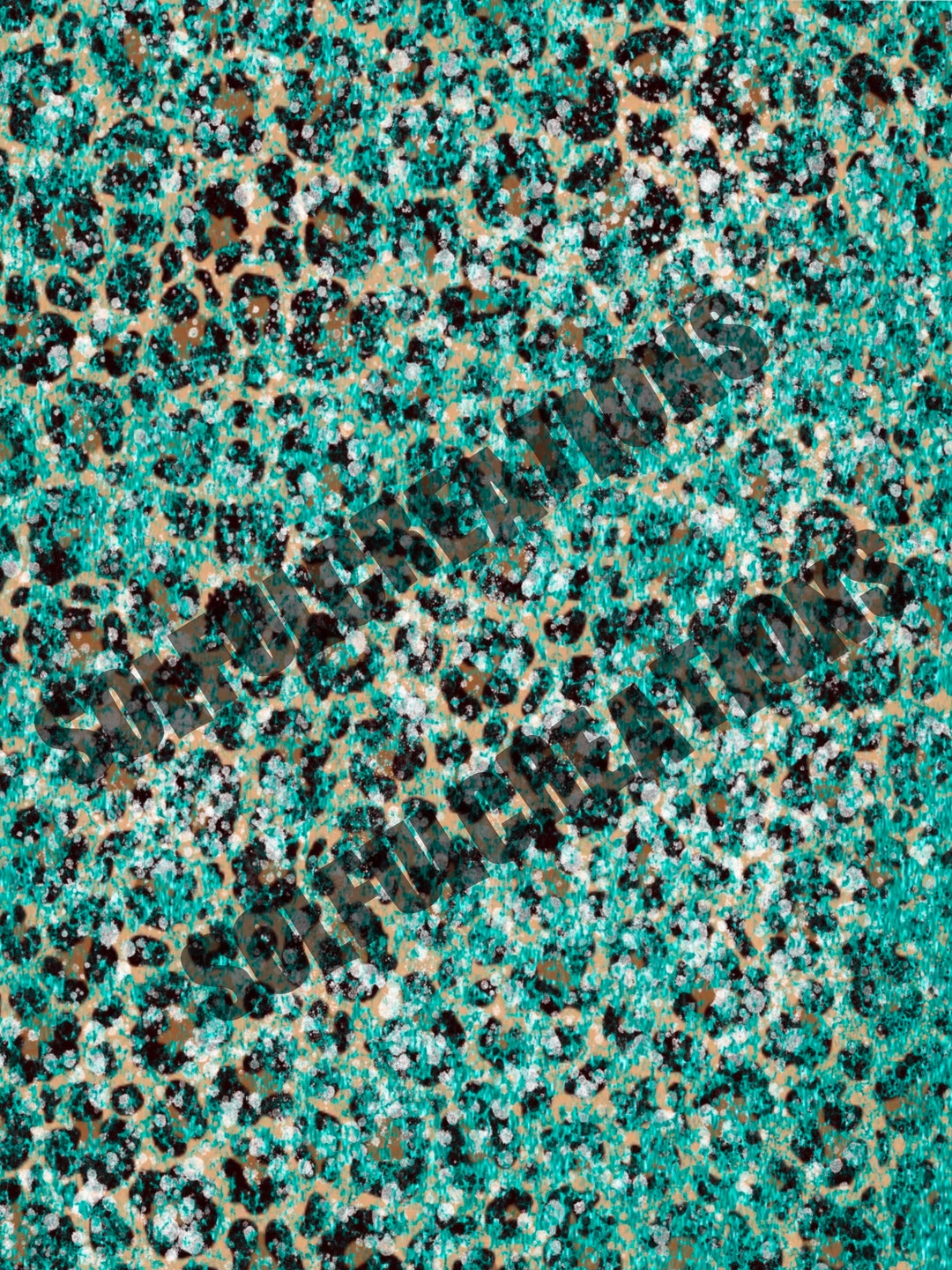 Leopard Print Glitter - Etsy