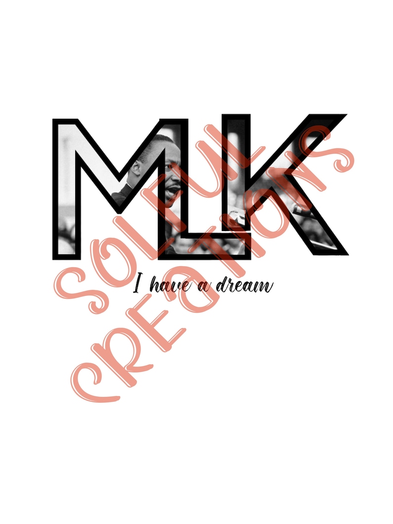 MLK PNG Martin Luther King - Etsy