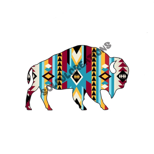 Aztec Buffalo Svg - Etsy