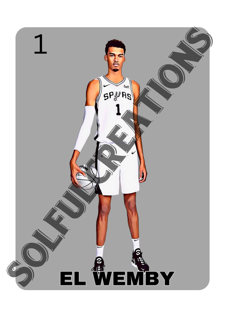 Wembanyama Loteria PNG - Etsy
