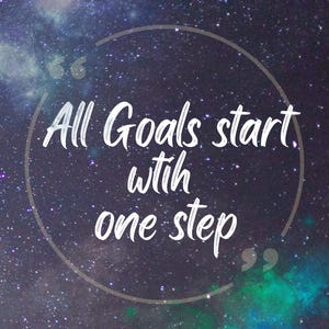 Motivational Quote Phone Wallpaper - Take the First Step Towards Your ...