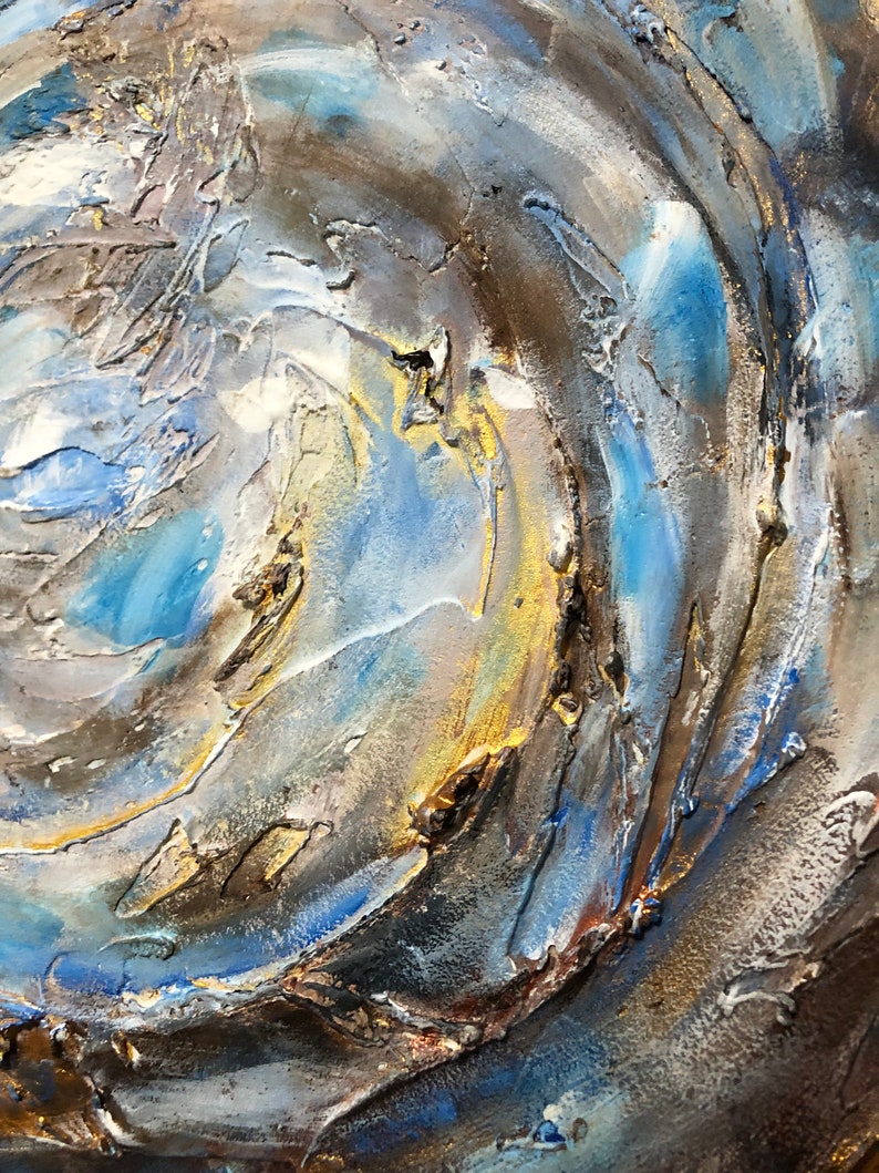 Interior Acrylic Painting . Modeling Paste - Etsy