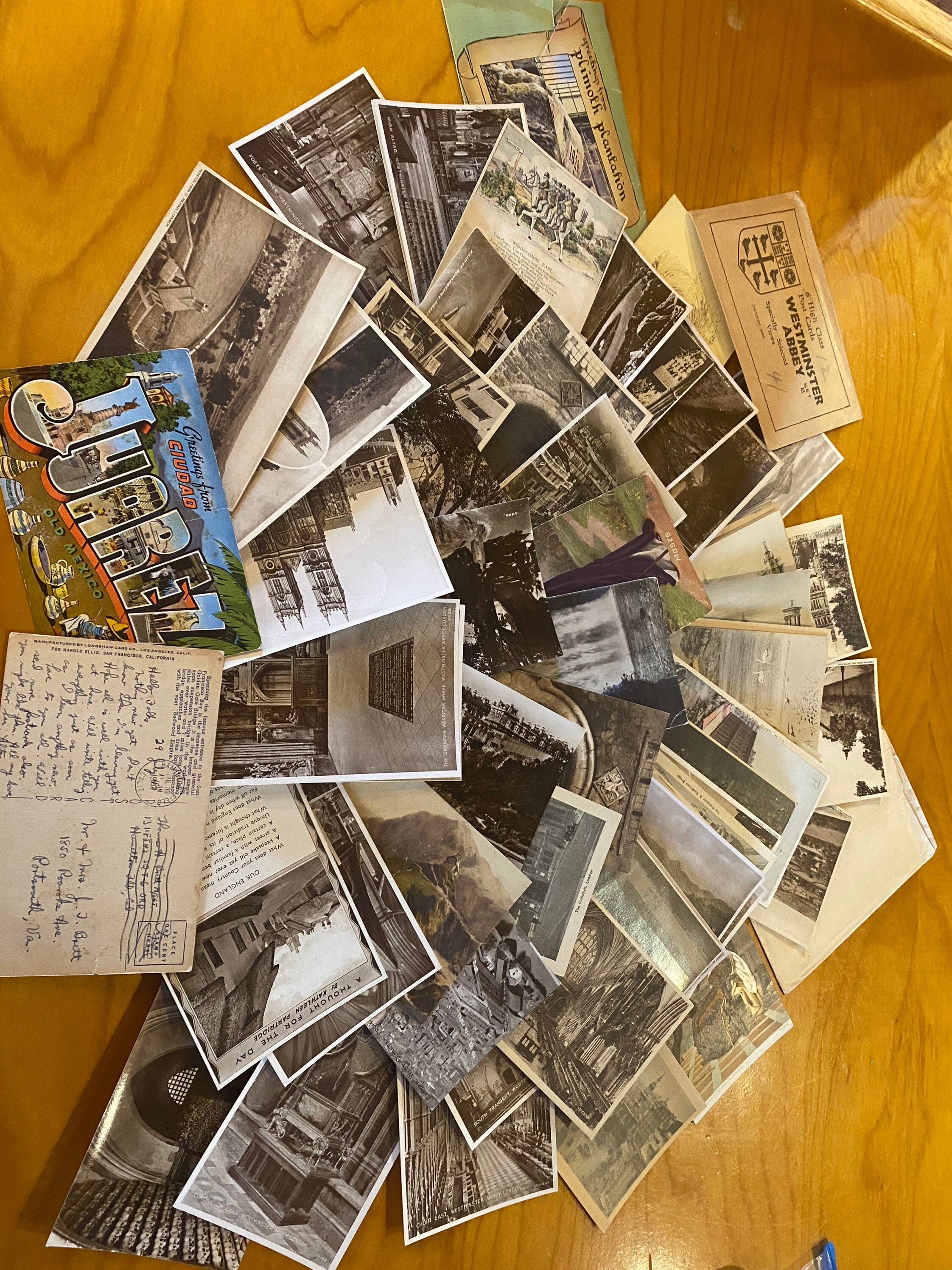 Vintage Post Card Bundle - Etsy