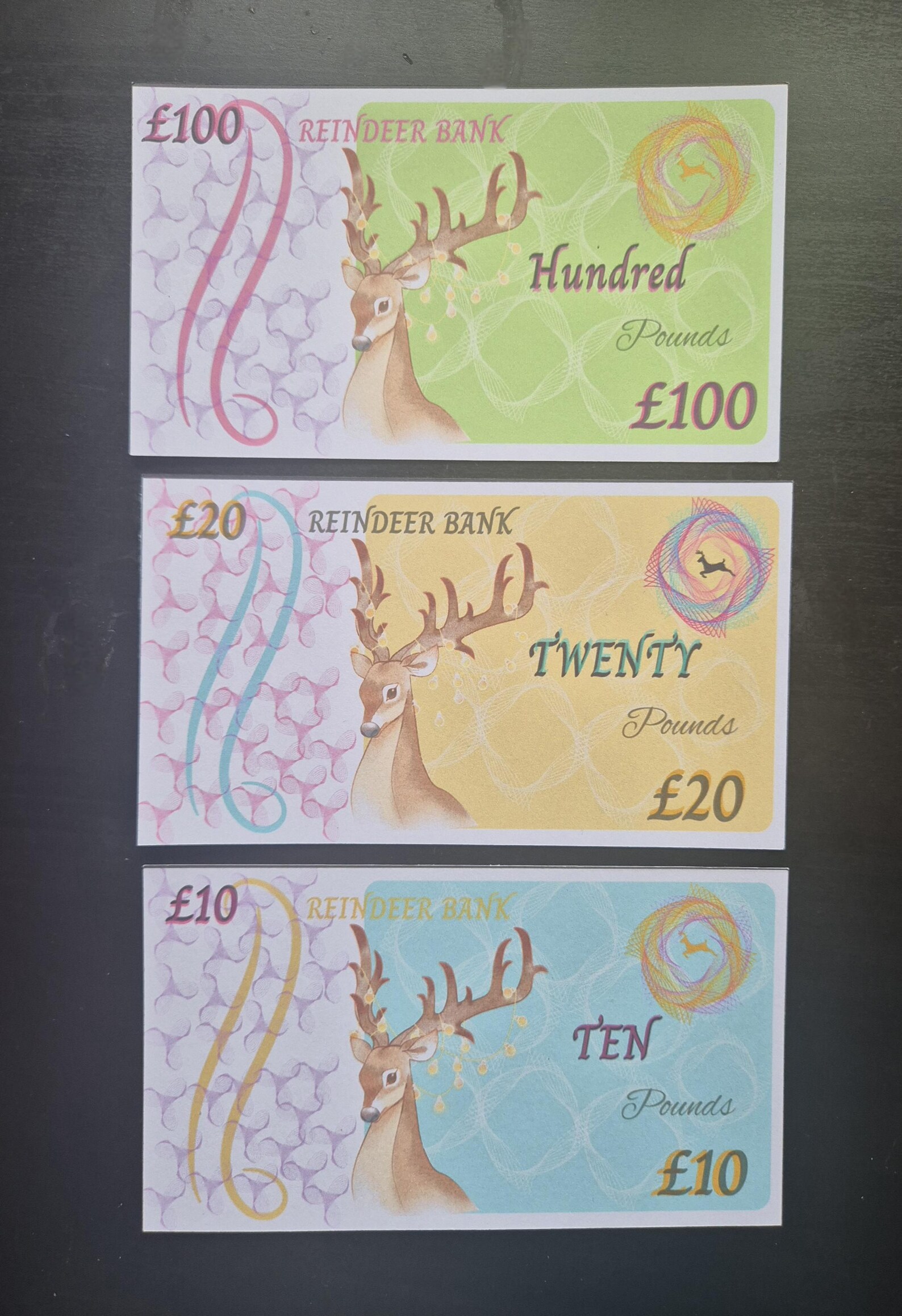 Santa's Lost Wallet, Santa Claus Wallet, Sleigh Licence, Reindeer Money ...