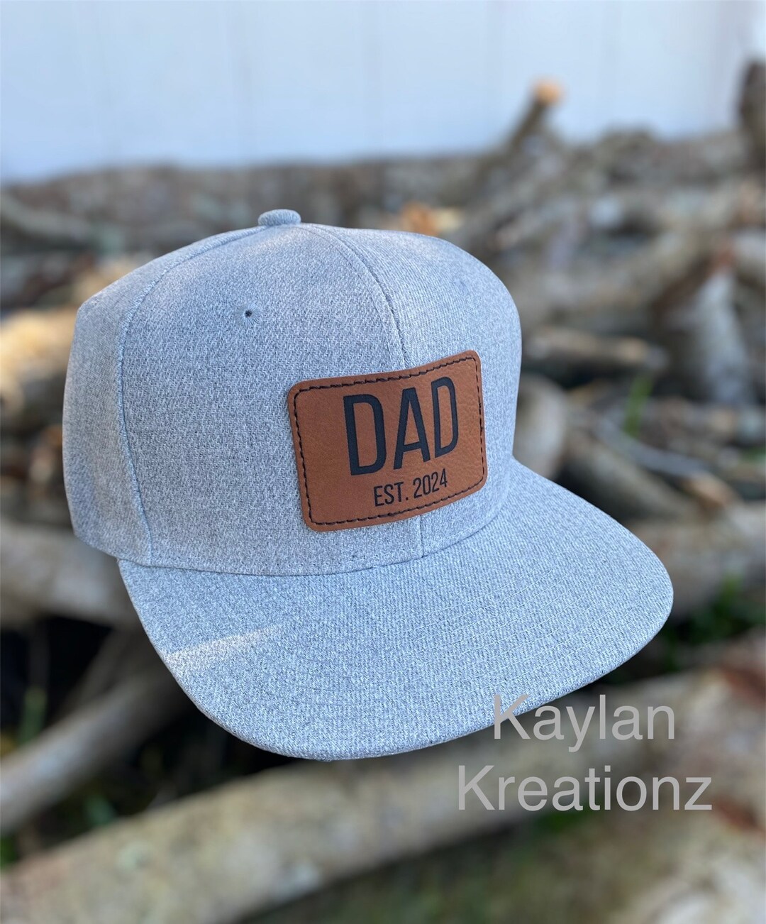 Personalized Dad Est 2024 Hat/custom Men Snapback Flat Bill Hat/new Dad ...