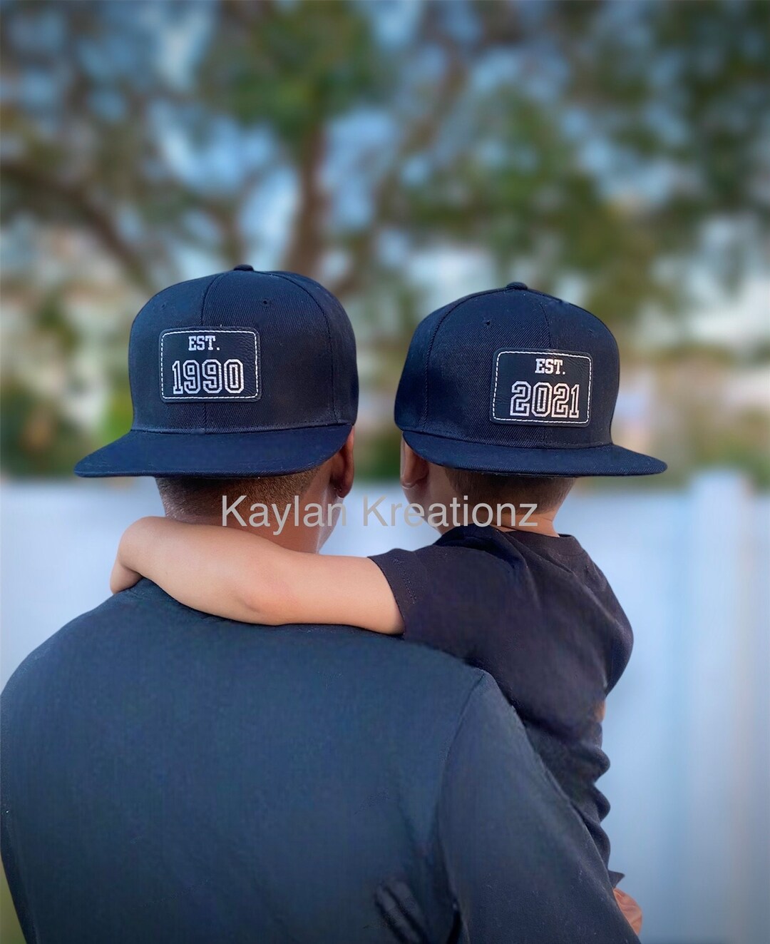 Personalized Family Name Trucker Hat: Father's Day Matching Snapback - Etsy