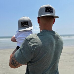 Custom Father and Son Matching Hats - Personalized Snapback Hats With ...
