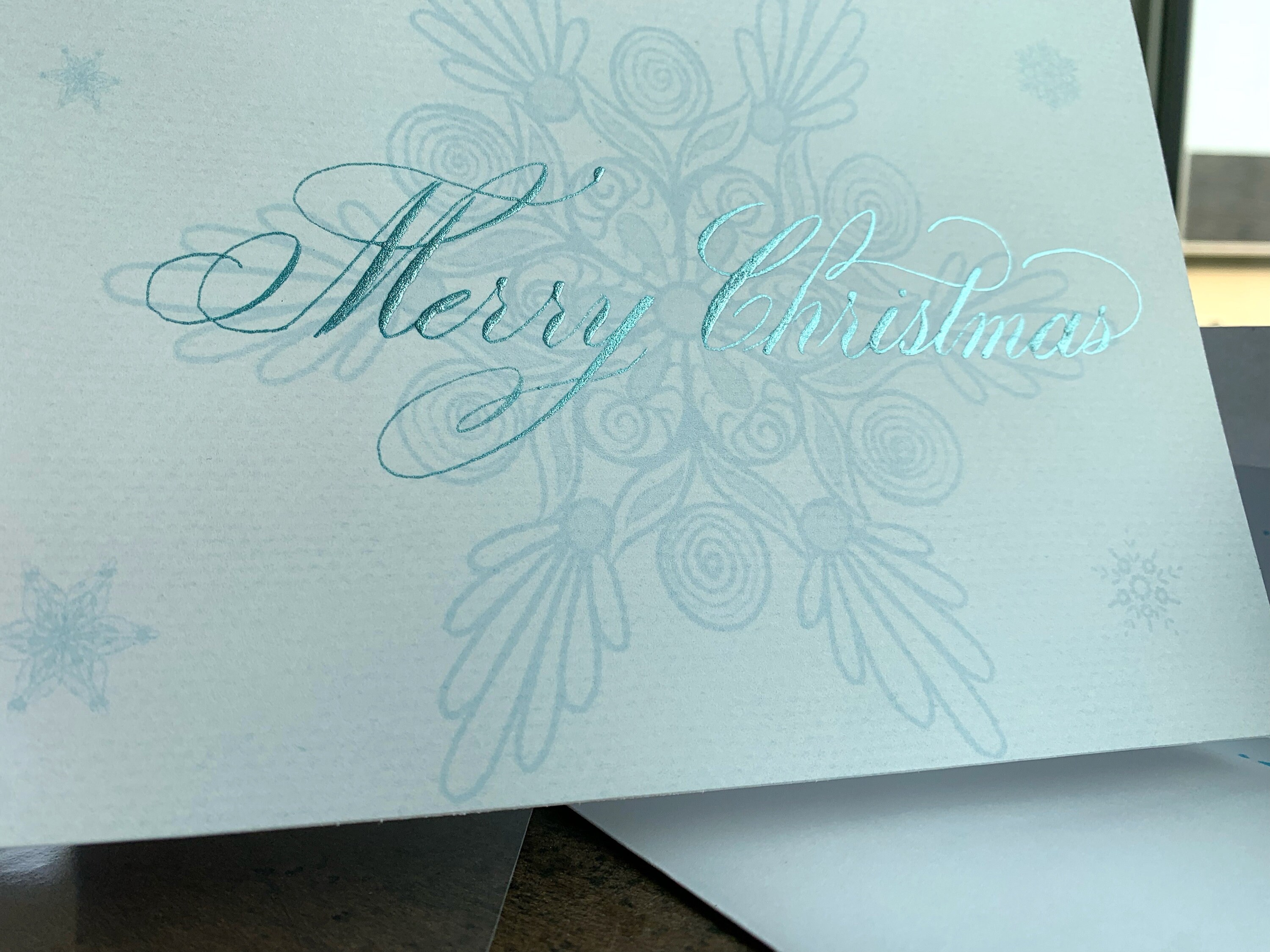 Christmas Cards With Original Copperplate Calligraphy Handmade - Etsy