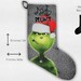 Christmas Adult Stocking Grinch Christmas Unique Stocking - Etsy