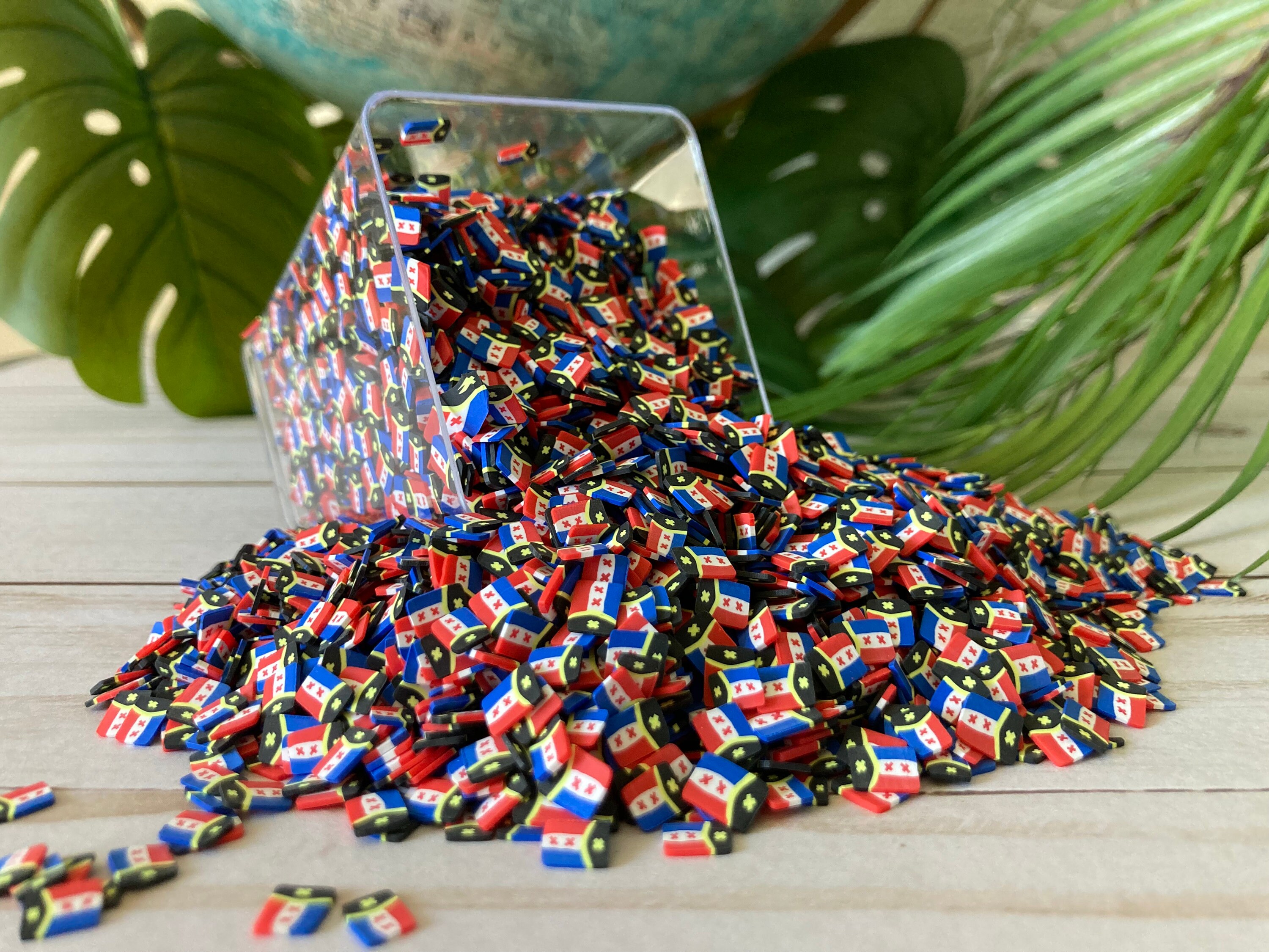 Lamanburg Flag Clay Jimmies Faux Sprinkles Resin Craft Clay Slices ...