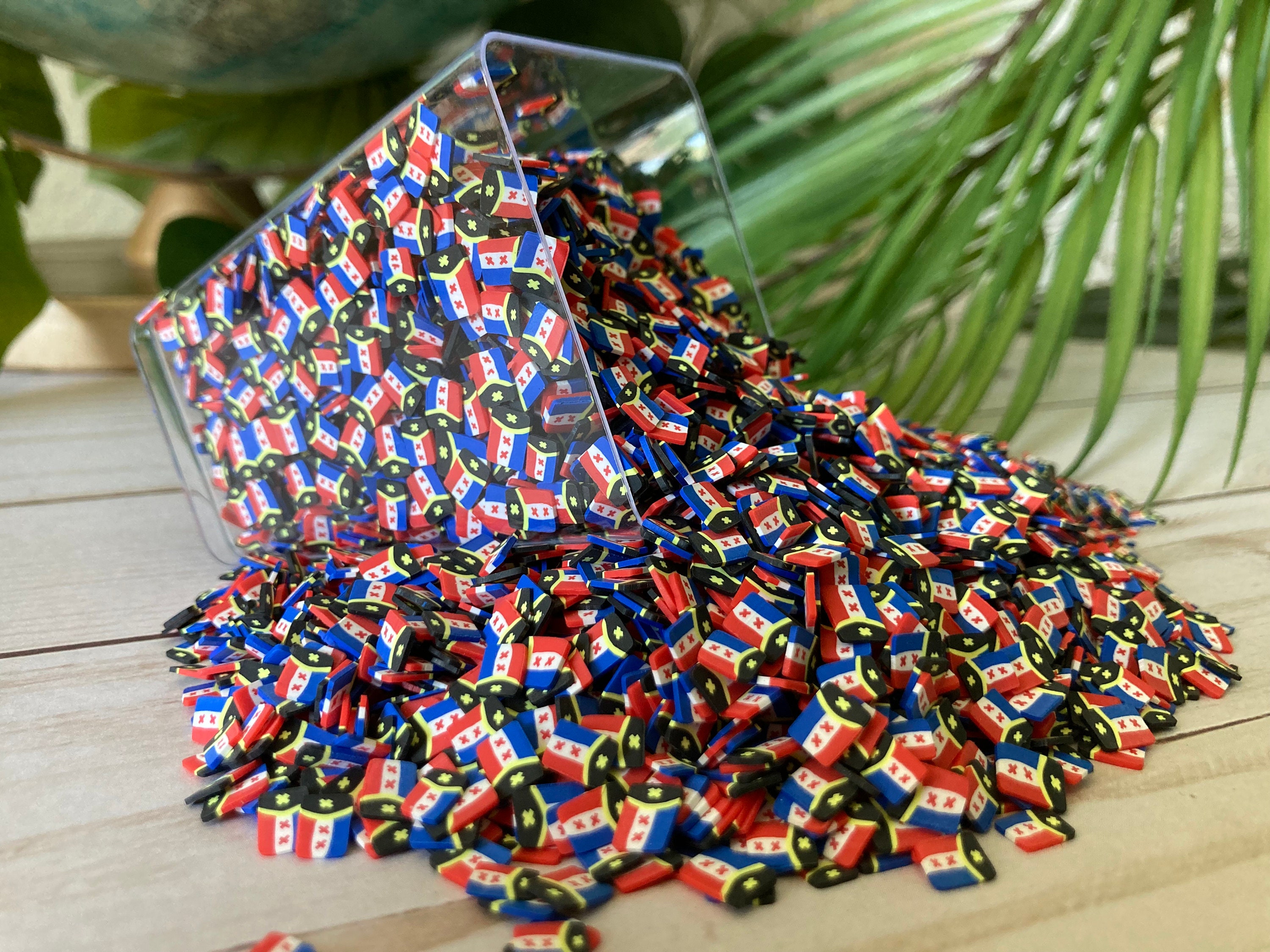 Lamanburg Flag Clay Jimmies Faux Sprinkles Resin Craft Clay Slices ...