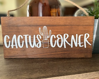 Wooden Door Corner Sign - Etsy