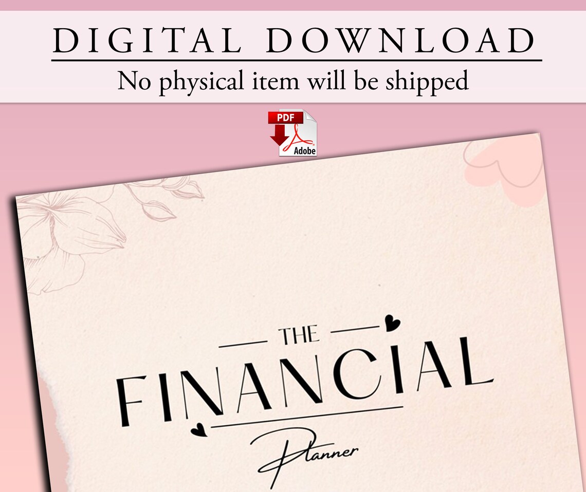Financial Budget Planner Journaling Book in 100 Pages - Etsy