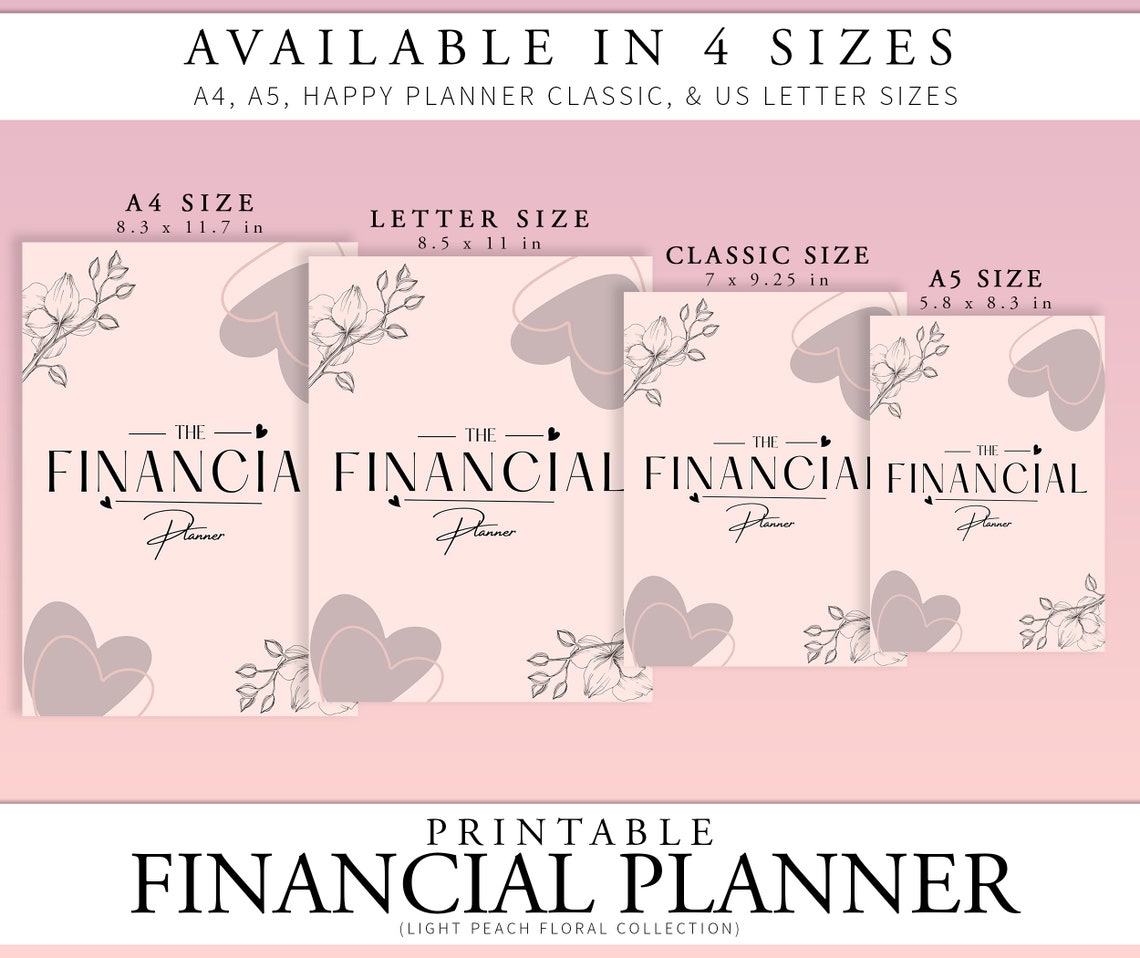 Financial Budget Planner Journaling Book in 100 Pages - Etsy
