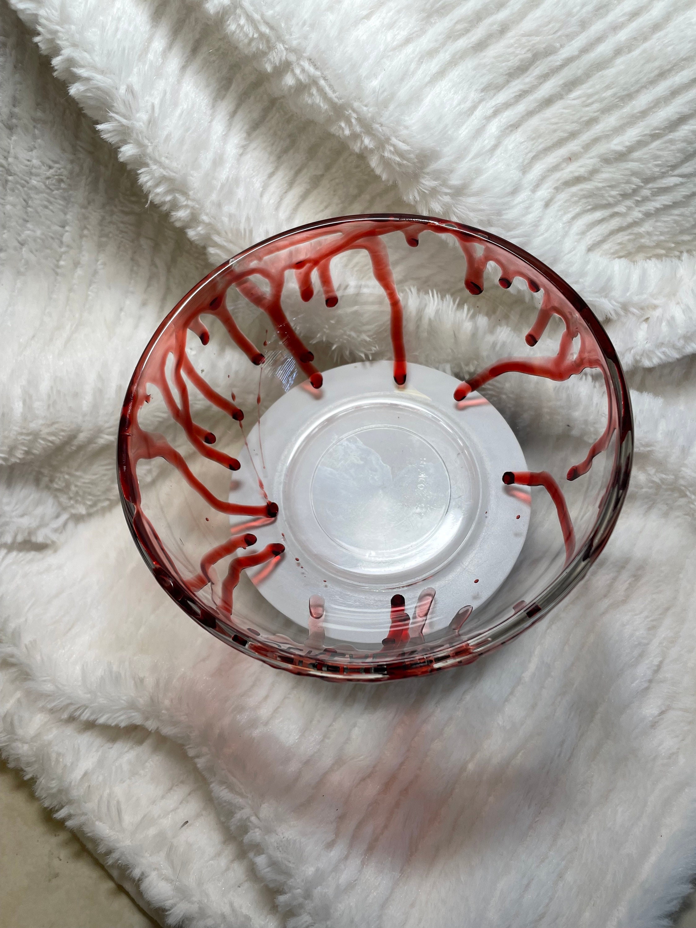 Cereal Killer Glass Bowl & Spoon Set Food Safe Fun Gift Spooky Bloody ...