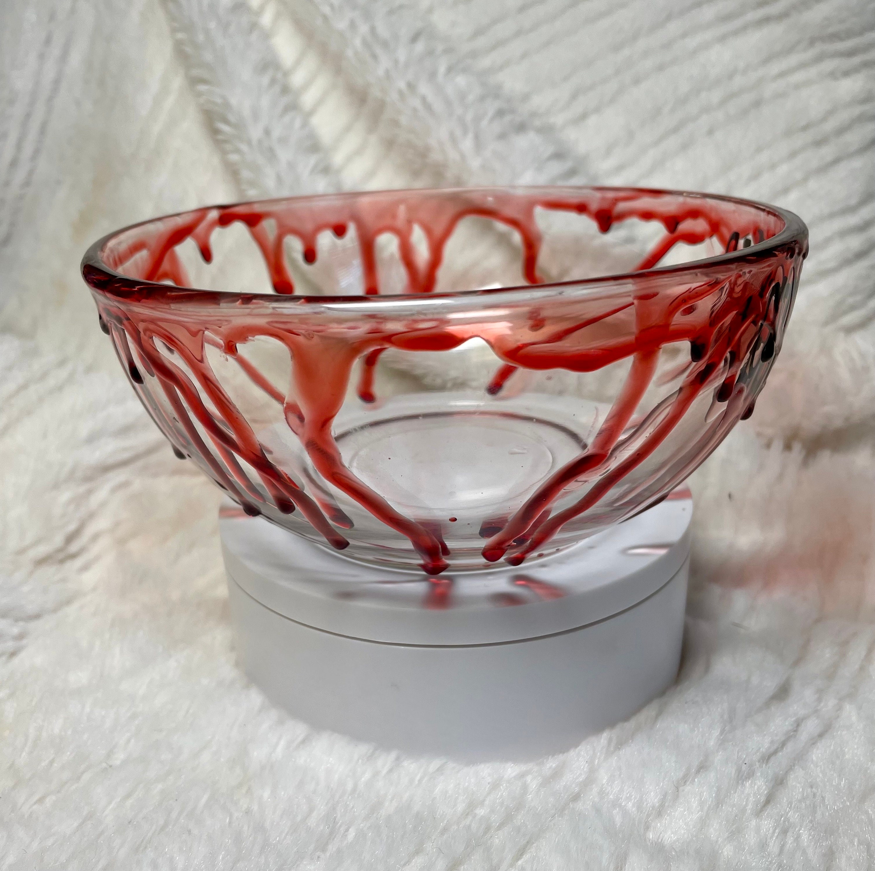 Cereal Killer Glass Bowl & Spoon Set Food Safe Fun Gift Spooky Bloody ...