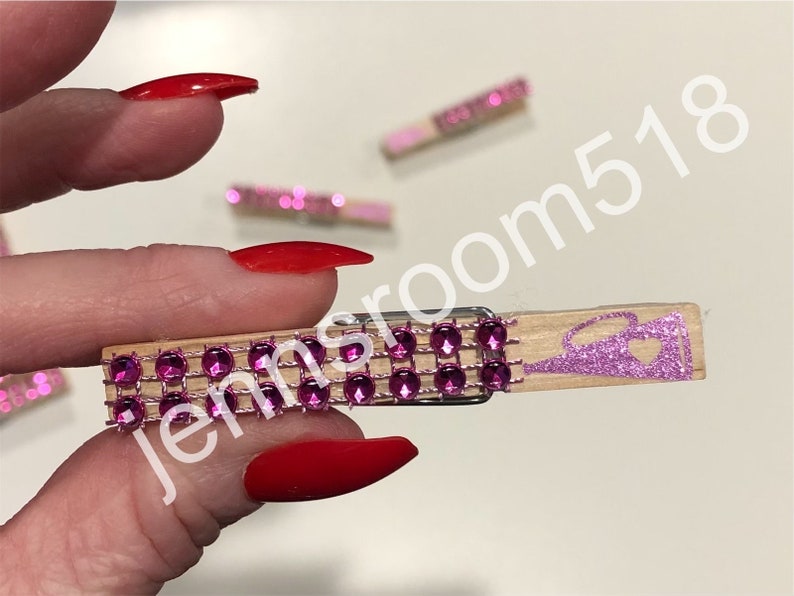 50 Pink Purple Glitter Heart Cheer Horns, Chearleader Spirit Pins ...