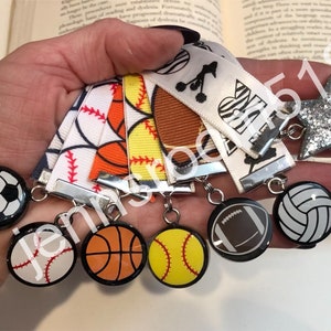 Sports Bookmarks, Softball, Volleyball, Cheer, Soccer, Baseball ...