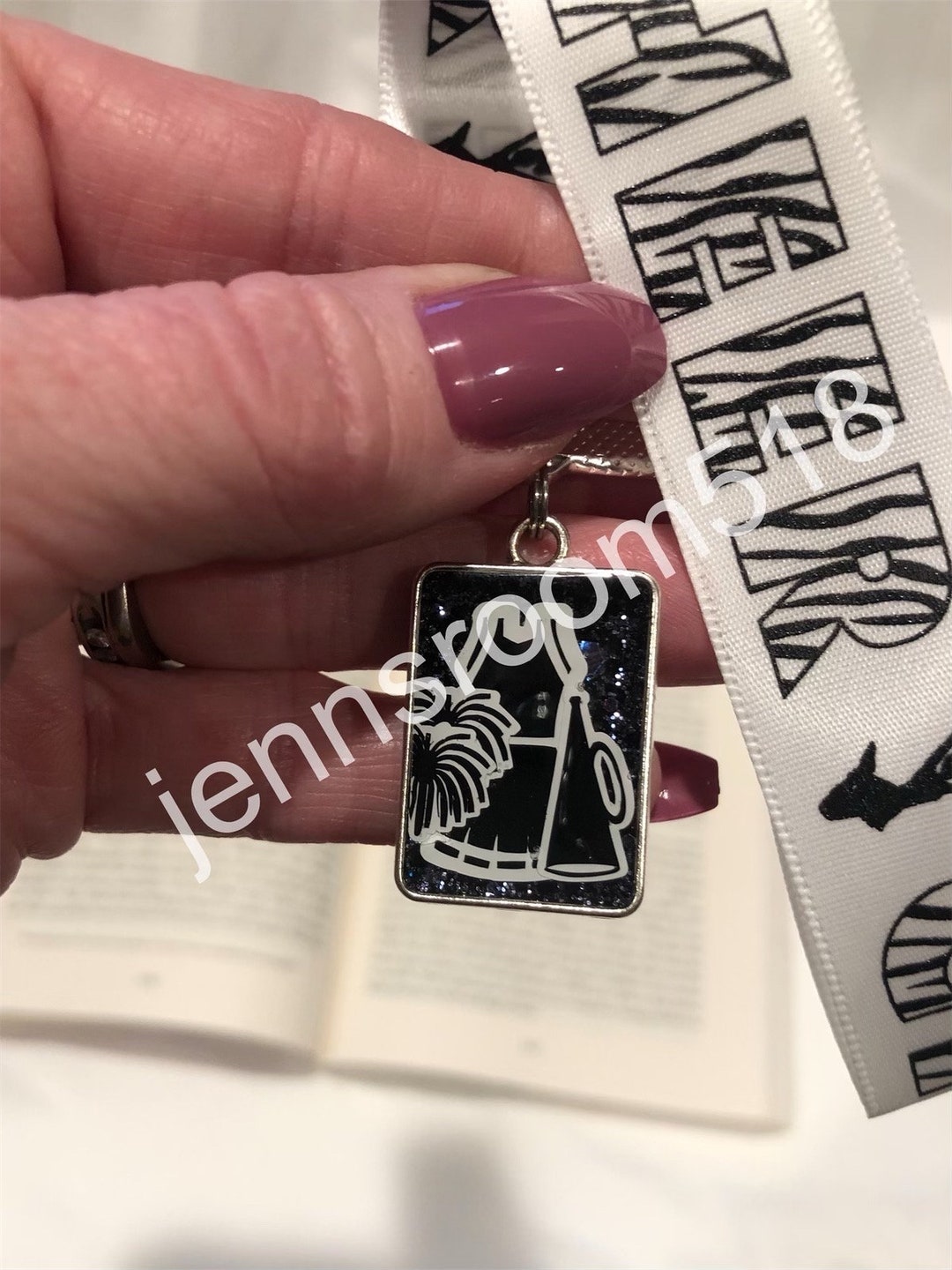 Cheerleading Bookmark, Cheerleader Page Saver, Cheerleading Spirit Gift ...