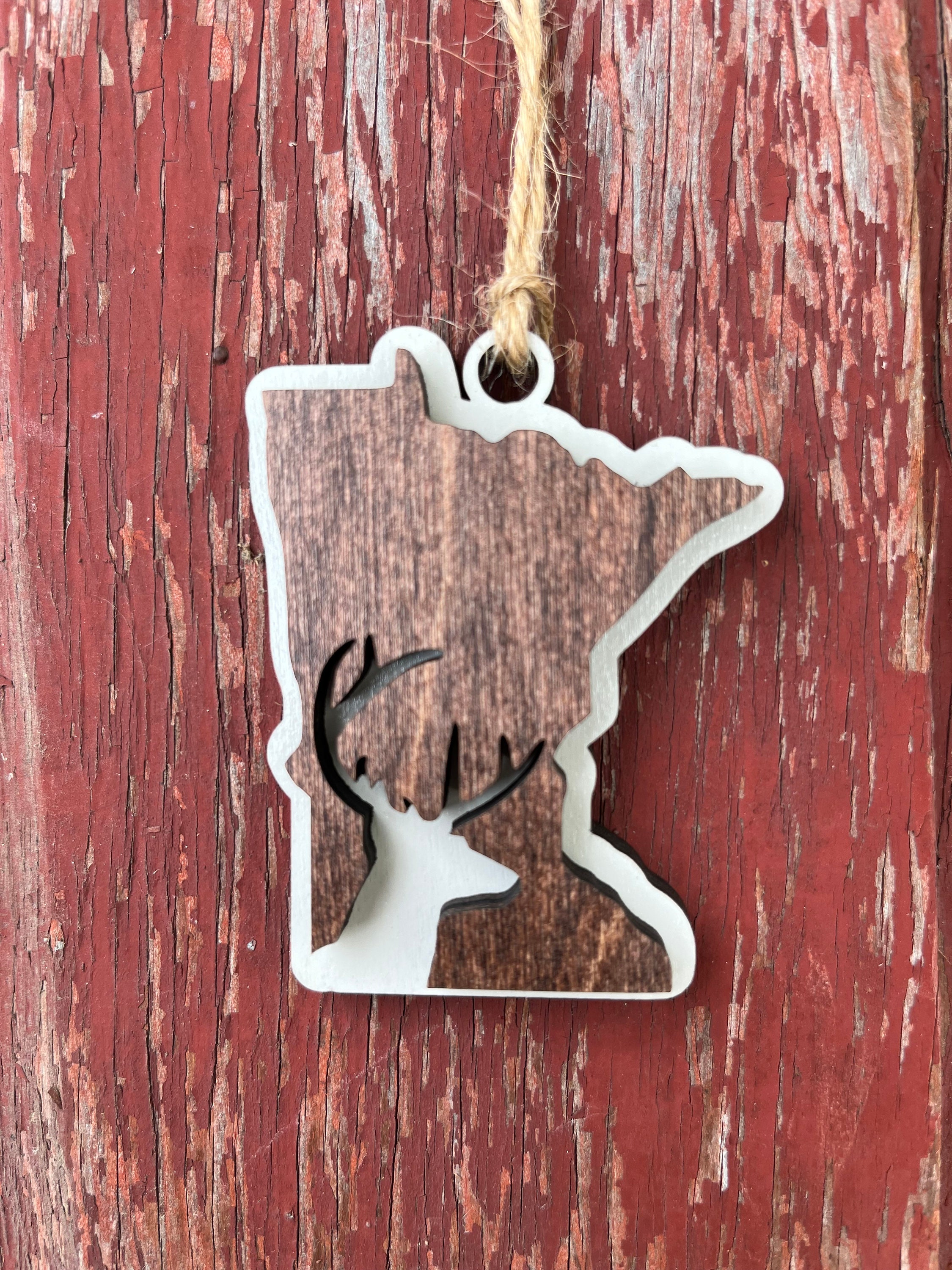 MN Minnesota Holiday Christmas Ornament | Home | Fish Walleye | Loon ...