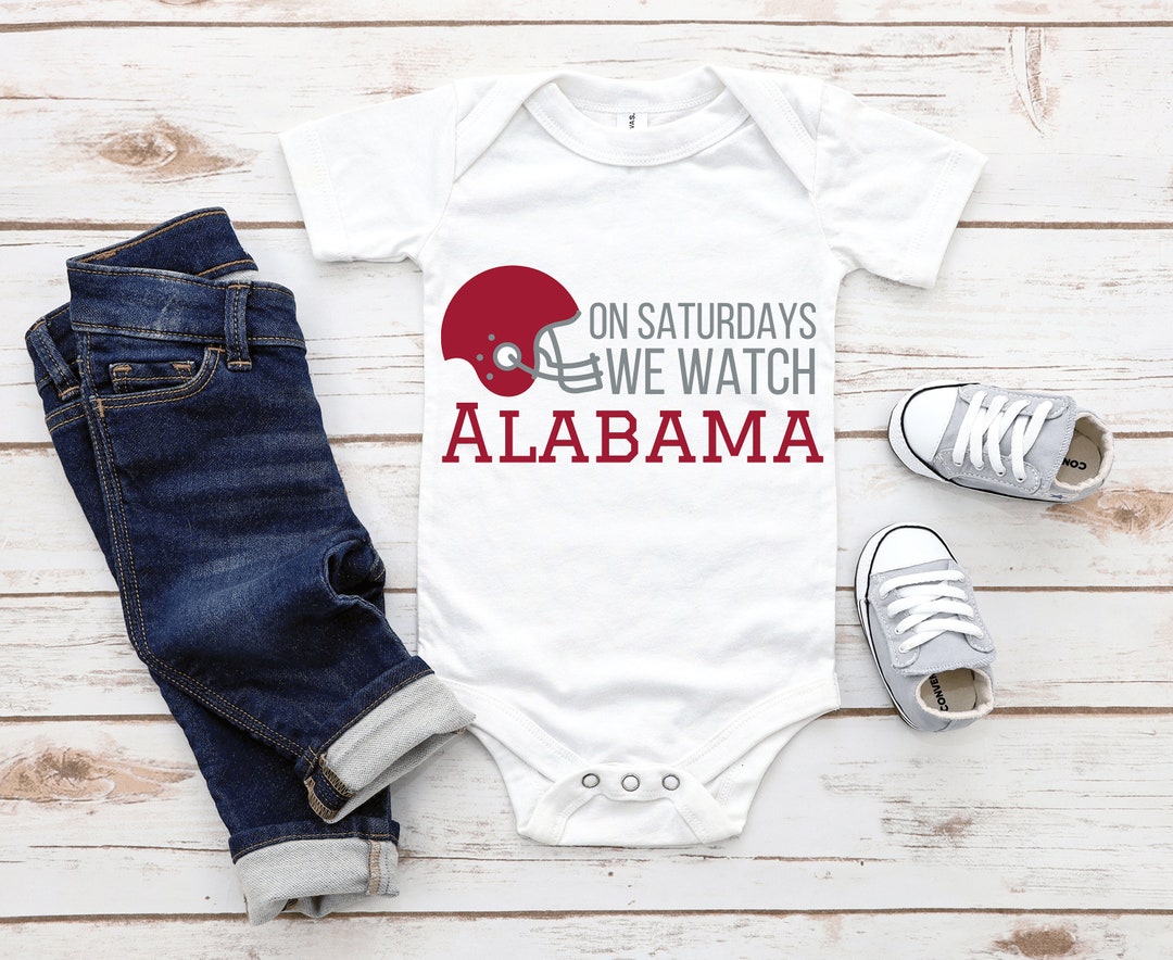 Alabama Onesie | Game Day Onesie | Baby Onesie | Sports Team Onesie - Etsy