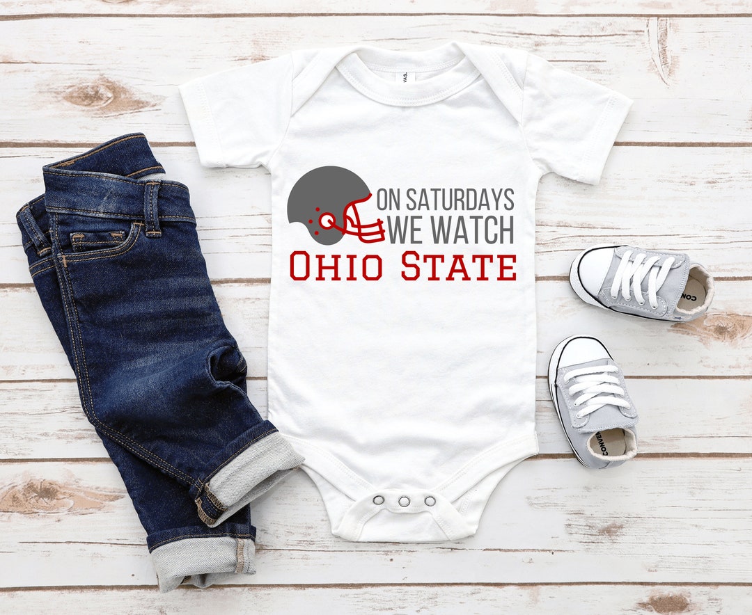 Ohio State Onesie Ohio State Baby Buckeyes Baby Game Day Onesie Baby ...