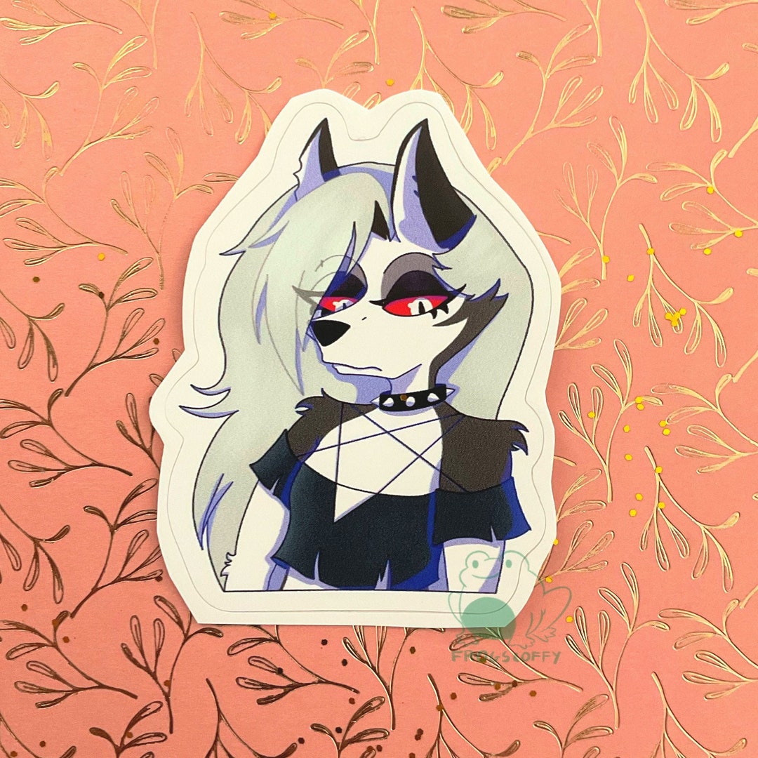 Loona Luna Hellhound Helluvaboss Vinyl Sticker - Etsy