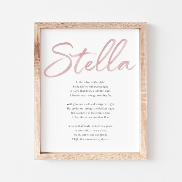 Stella Name - Etsy
