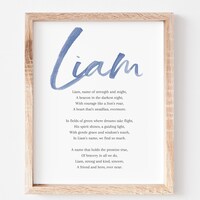 Megan Name Meaning Print | Personalized Gift | Nursery Wall Art ...